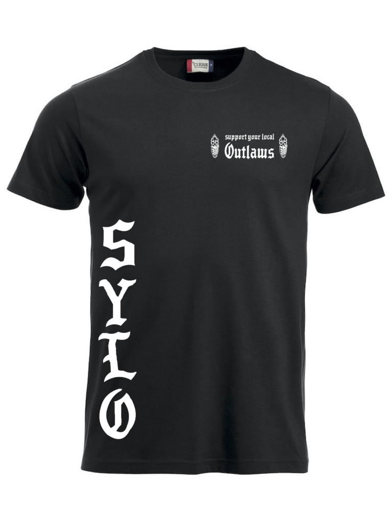 Embroided T-shirt SYLO guns - Outlaws MC Moss